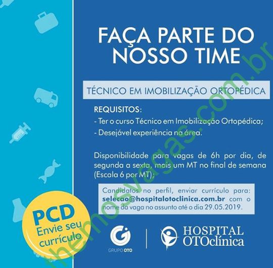 Técnico de Imobilização Ortopédica em Fortaleza – CE | Themos Vagas ... Técnico de Imobilização Ortopédica em Fortaleza – CE | Themos Vagas ...