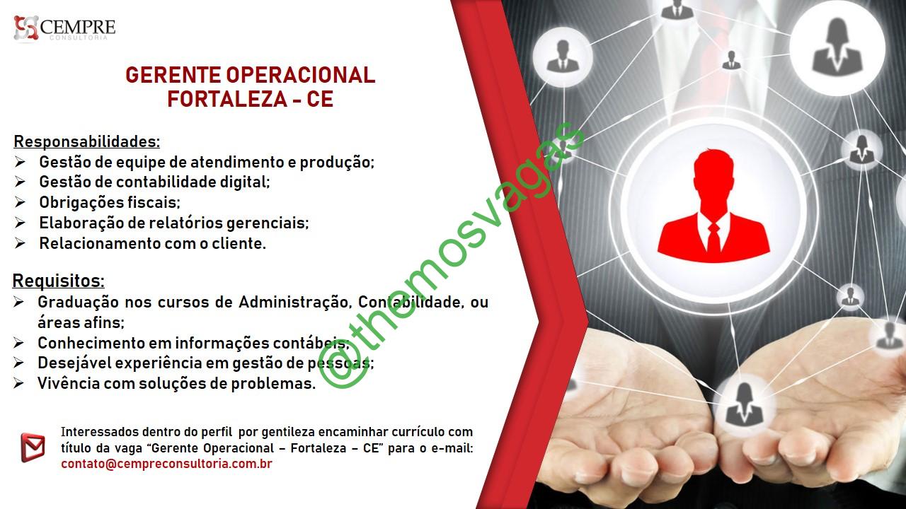Gerente Operacional / 01 vaga(s) / Fortaleza – CE | Themos Vagas ...