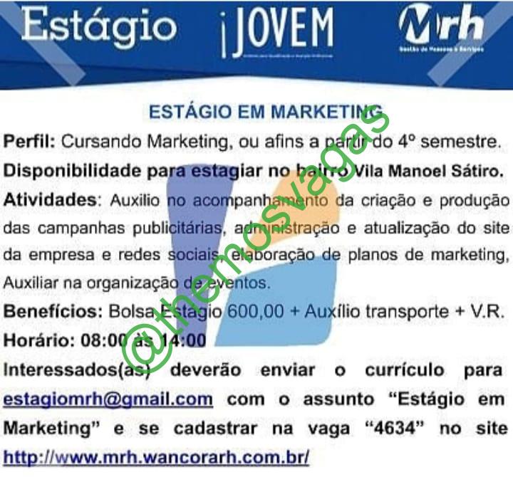 Estágio em Marketing / 01 vaga(s) / Fortaleza – CE | Themos Vagas ... Estágio em Marketing / 01 vaga(s) / Fortaleza – CE | Themos Vagas ...
