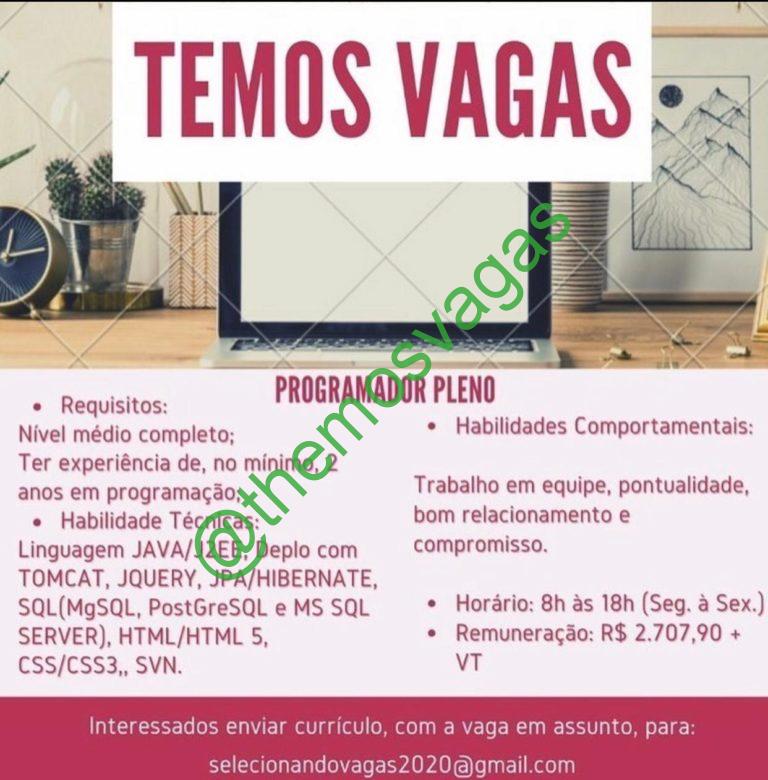 Programador | Fortaleza – CE | 01 vaga(s) | Themos Vagas | Empregos e EstágiosThemos Vagas ...