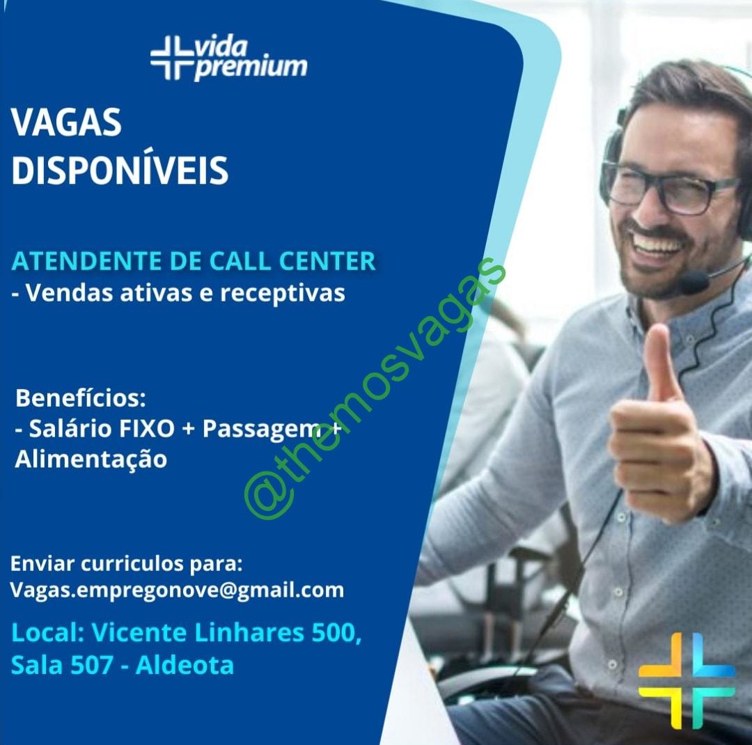 Atendente de Call Center | Fortaleza – CE | 01 vaga(s) | Themos Vagas ... Atendente de Call Center | Fortaleza – CE | 01 vaga(s) | Themos Vagas ...