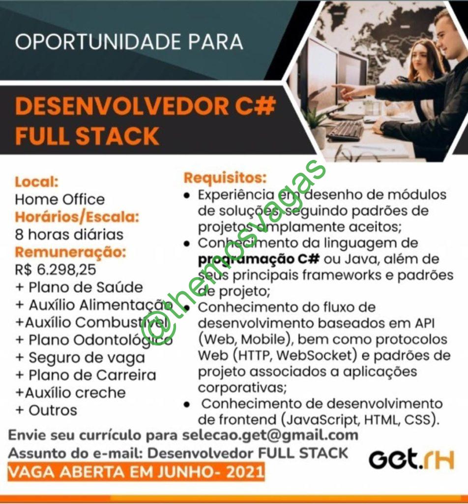 Desenvolvedor Full Stack | Teresina – PI | 01 vaga(s) | Themos Vagas ...