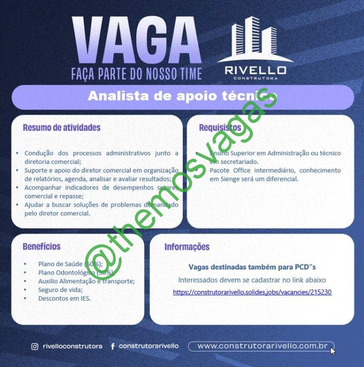 Analista Técnico | Teresina – PI | 01 vaga(s) | Themos Vagas | Empregos ...
