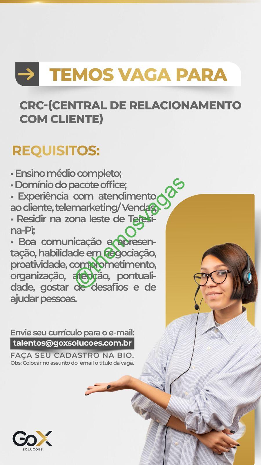 Assistente de Relacionamento | Teresina – PI | 01 vaga(s) | Themos Vagas | Empregos e ...