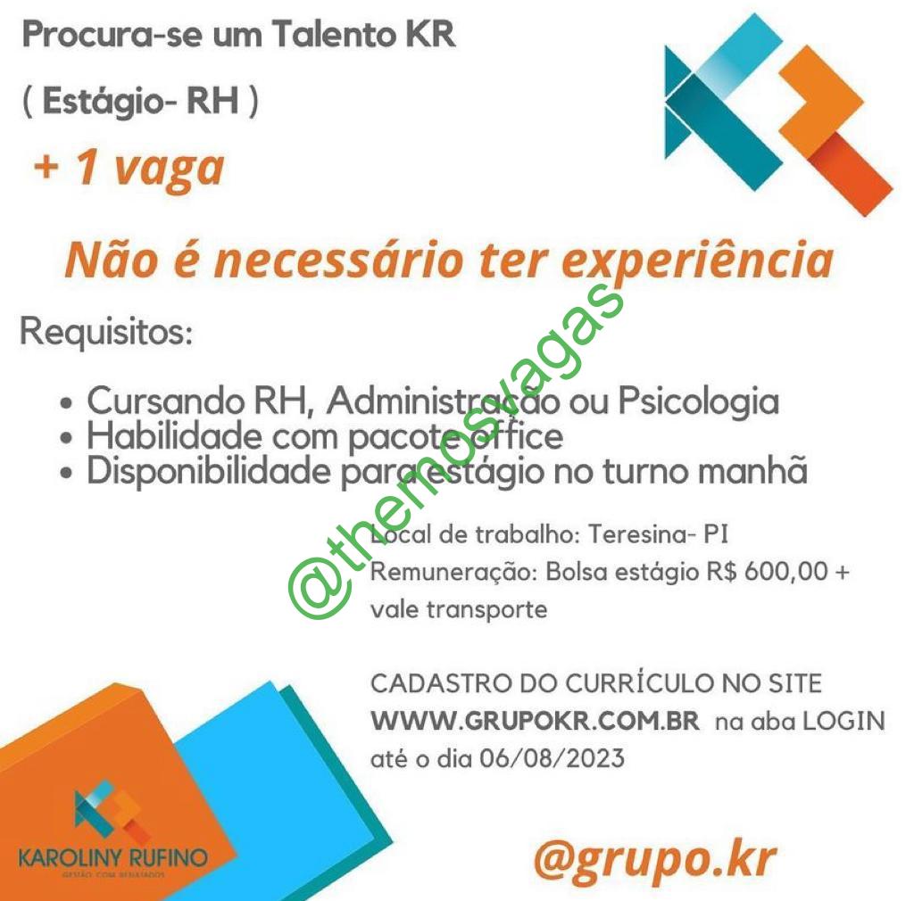 Estágio de RH | Teresina – PI | 01 vaga(s) | Themos Vagas | Empregos e ...